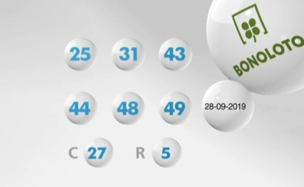 La Bonoloto de hoy 28 de septiembre: comprobar resultados y números premiados el sábado | Las ...